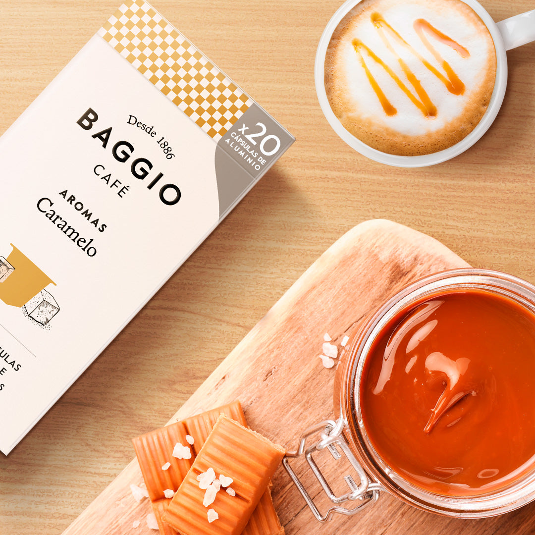 Cápsula de café Baggio Aromatizado Caramelo para Nespresso
